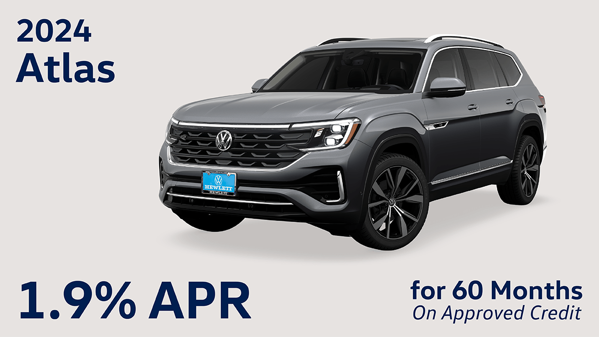 2024 Atlas Finance for 1.9% for 60 Months | Hewlett Volkswagen Specials ...